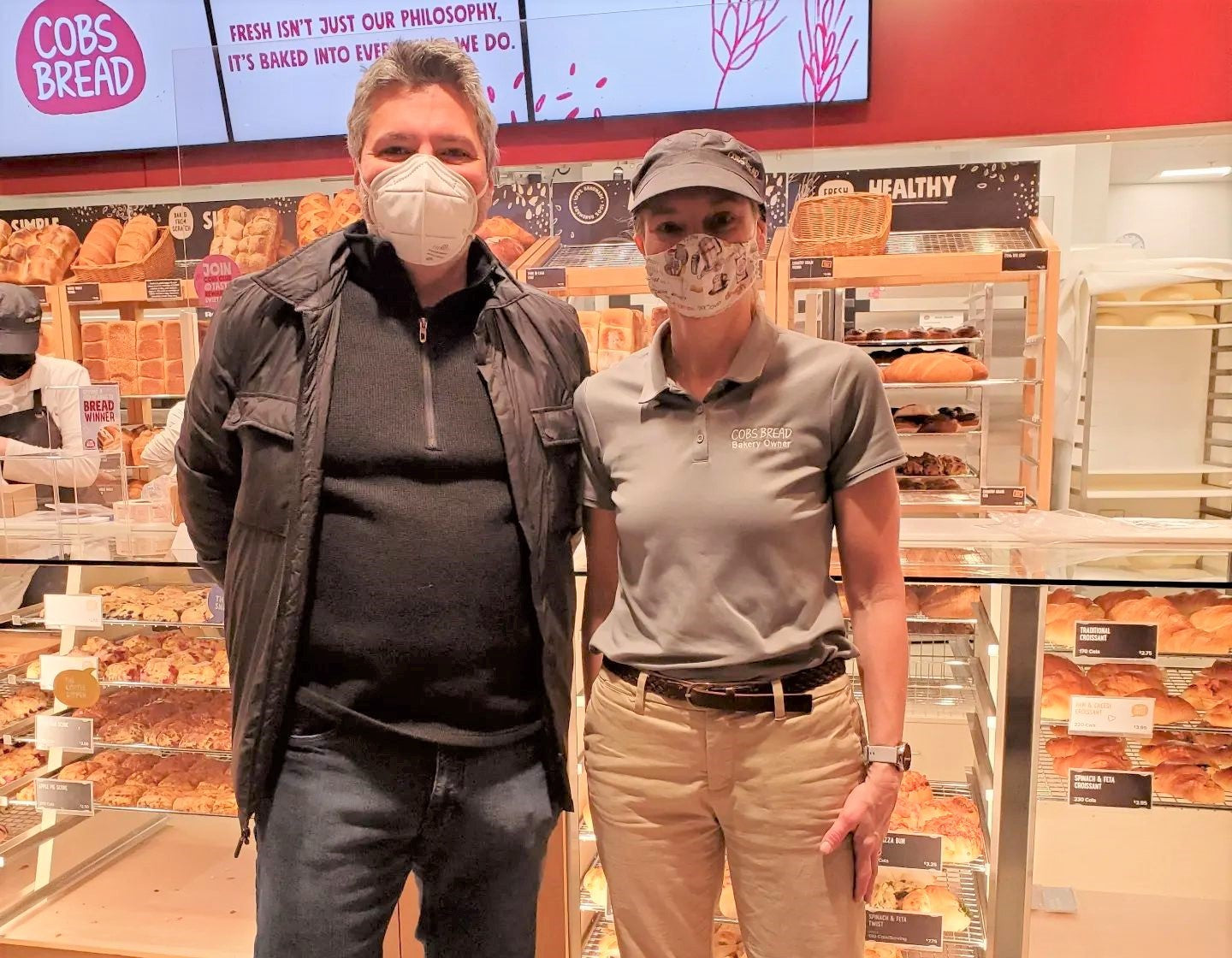 Steff, our multi-site franchisee, opened her third COBS Bread bakery!